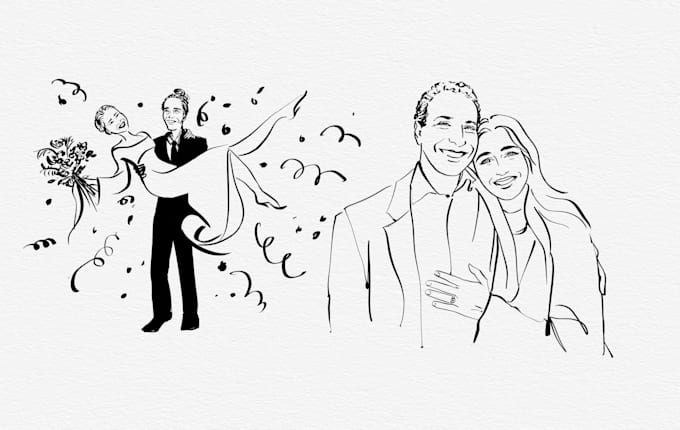 Create a line art simple drawing by Belleartwork | Fiverr