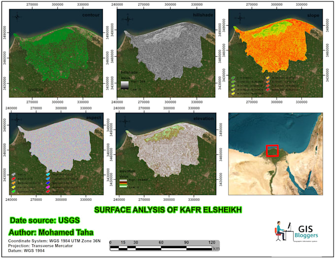Gis , arc gis , mapinfo , google earth pro by Mohamed_taha22 | Fiverr