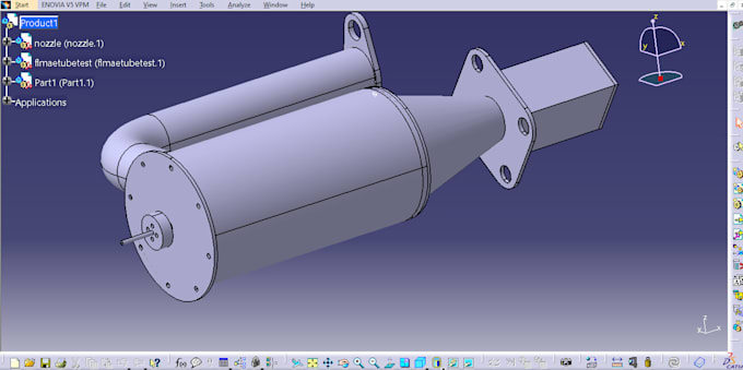 Create 2d and 3d models for you on catia by Aliimran928 | Fiverr