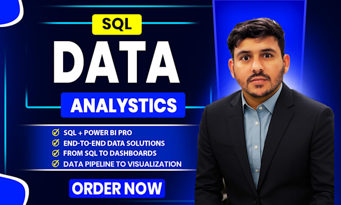 Write your sql, sql server, mysql query for data analysis by Adnan_rafay | Fiverr