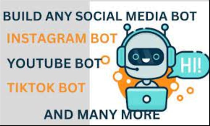 Create automated tiktok bot, telegram bot, instagram api, youtube ... Create automated tiktok bot, telegram bot, instagram api, youtube ...