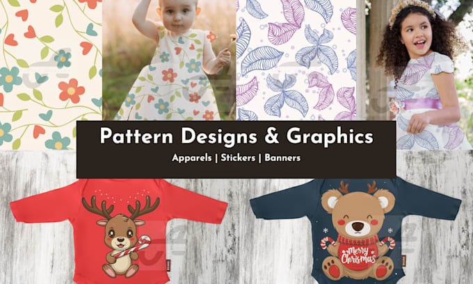 Create custom pattern designs and vector graphics by Araadesign | Fiverr