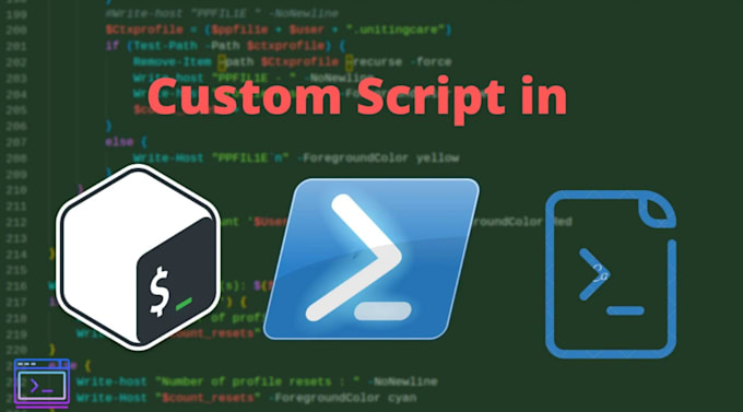 Write any script in pro bash, batch, and powershell by Champ_jp | Fiverr