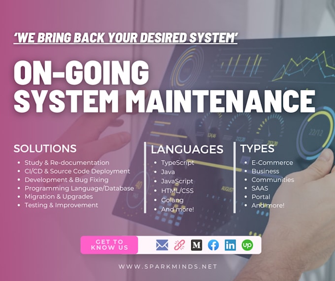 Provide your business with thorough ongoing system maintenance by ...