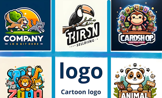 Do for you cartoon logo of your choice by Aliabdulk1 | Fiverr