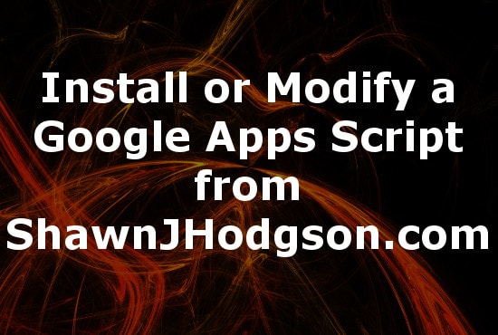 Install or modify a script from etwas shawn by Shumway21 | Fiverr