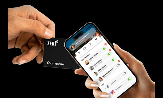 Digital vcard website with nfc tags using laravel , php by Fundscribe | Fiverr