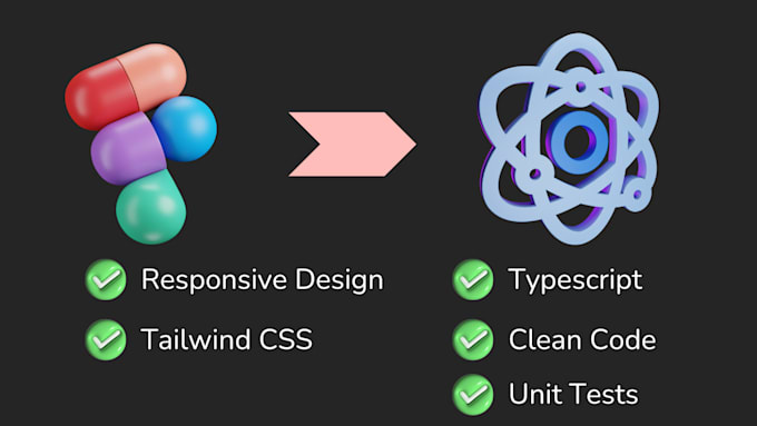 Convert your figma template into react components by Lmagickl | Fiverr