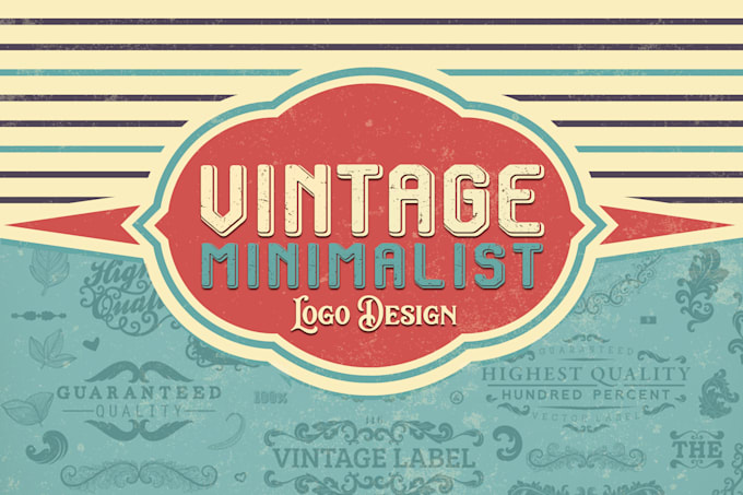 Do custom 90s retro vintage logo design in badge style by ...