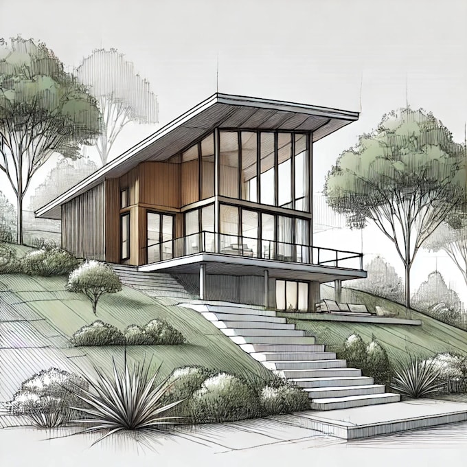 Drafting architectural plans and floor plan design by Suriyabandara | Fiverr