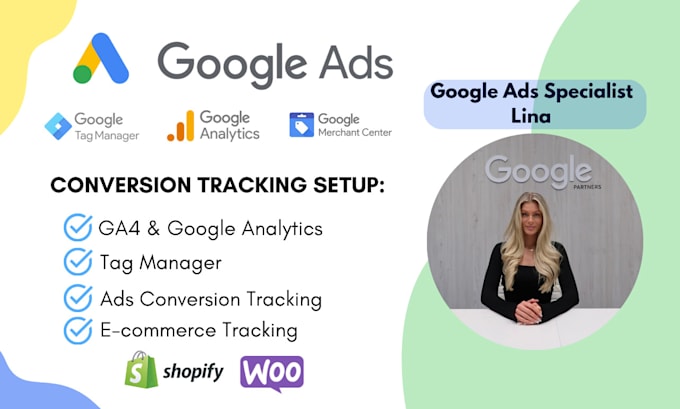 Setup advanced conversion tracking for your ecommerce by Linawinberg | Fiverr