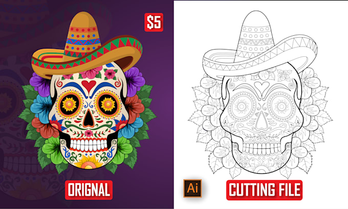 Draw vector file for cnc laser cutting or plasma cutting dxf by ...