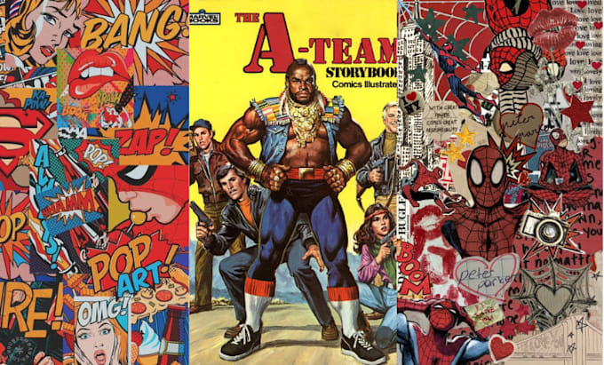 Draw retro vintage comic book vintage, pop art, 90s poster art in anime ...