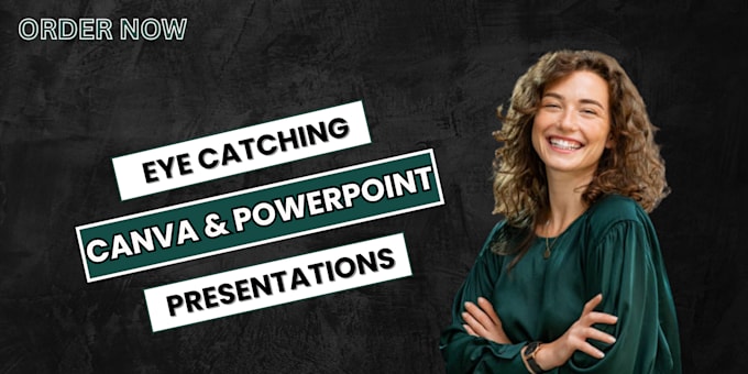 Create eye catching powerpoint and canva presentation by Amnamarketer | Fiverr