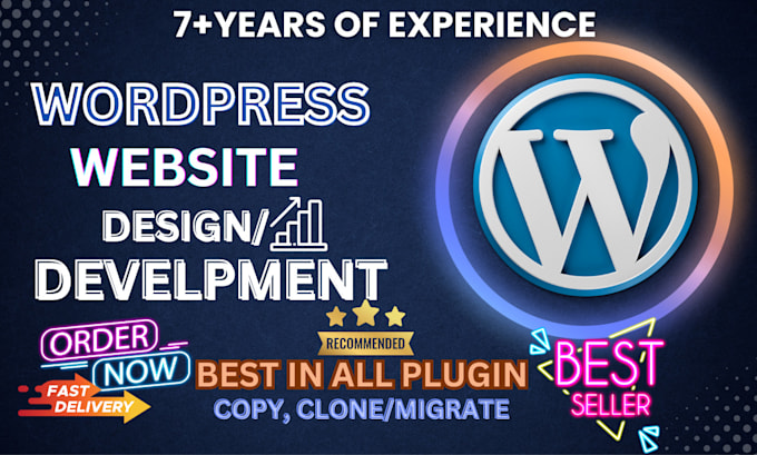Build your dream wordpress website design, develop, optimize wordpress or blog by Muhammed__awal ...