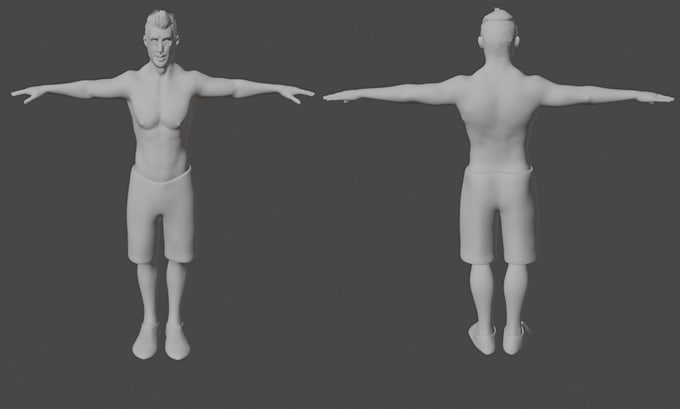Draw 3d model or sculpt a character in blender by Farhan_lab | Fiverr
