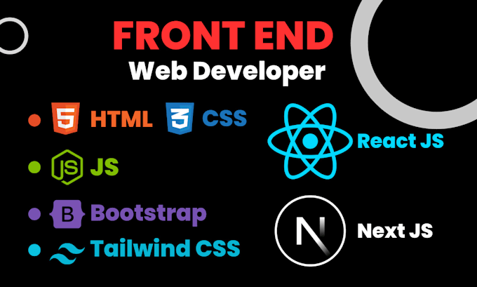 Be your front end web developer using react js or next js by Umer_tariq111 | Fiverr