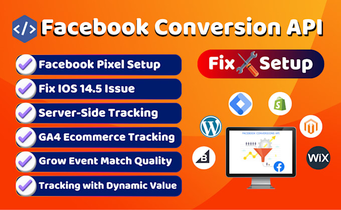 Fix or setup facebook pixel conversion api by gtm ga4 server side tracking by Tracking_meraj ...