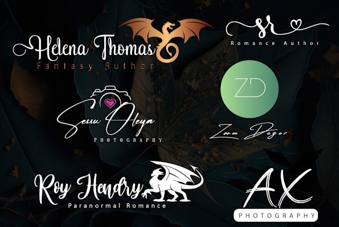 Do perfect author or animal photography logo with signature by Logodoer ...