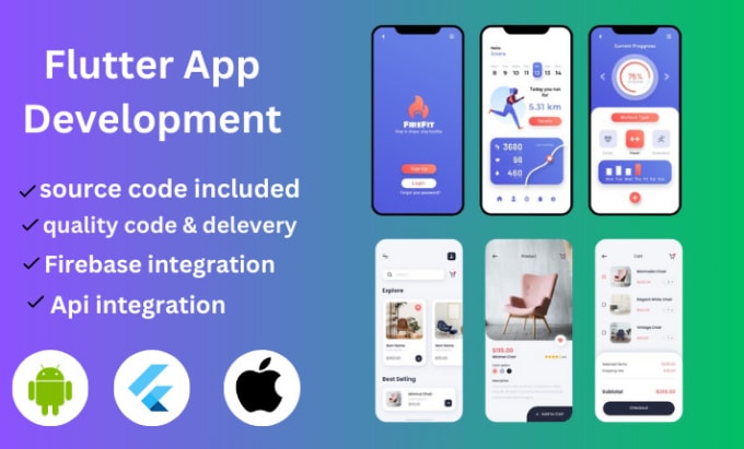 Create Mobile App For Android And Ios In Flutter By Saadhadi391 Fiverr