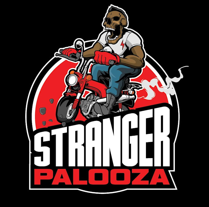 Make an awesome motovlogger, biker logo design by Stanley_baxter | Fiverr