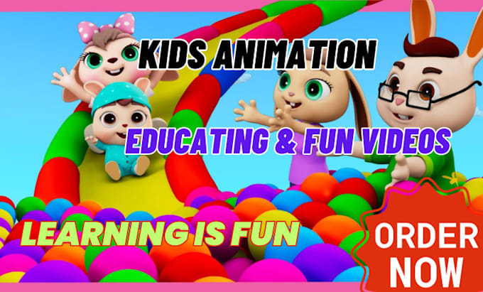 Create the best 2d animation for your kids channel by Don_studi0 | Fiverr