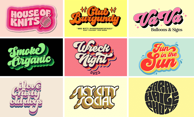 Design awesome hand lettering logo design in 24 hours by Unique ...