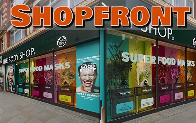Design a bespoke shopfront ,storefront window signage design by ...