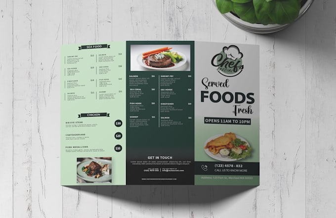Design restaurant food menu, attractive, mordern yet simple, by Tnizar ...