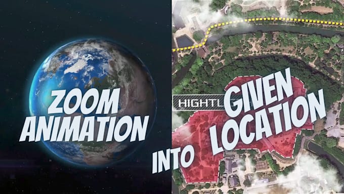 Make earth zoom video animations by Beautymaps | Fiverr