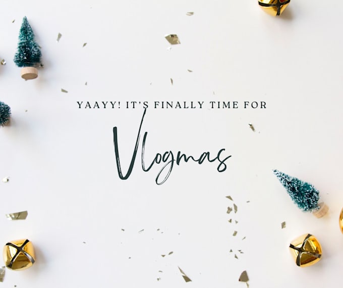 Create a custom christmas themed intro for vlogmas by Cheriondesign ...