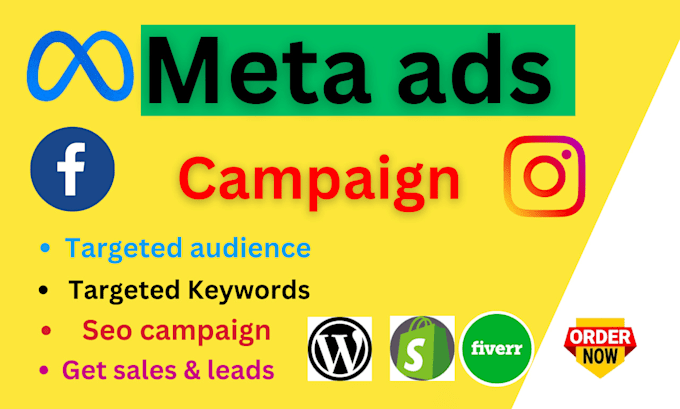 Crete setup and lunch meta ads campaign by Rahim162 | Fiverr