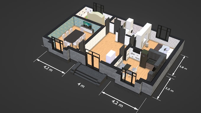 Interior ,exterior design animation by Cg_javohirbek | Fiverr