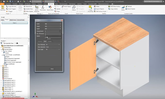 Automat with autodesk inventor using ilogic by Lionsverige | Fiverr