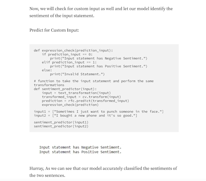 Create Sentiment Analysis Model For You By Nkr4nikhilraj Fiverr