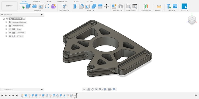 Design parametric cad model in fusion 360 and solidworks by Rwh472 | Fiverr