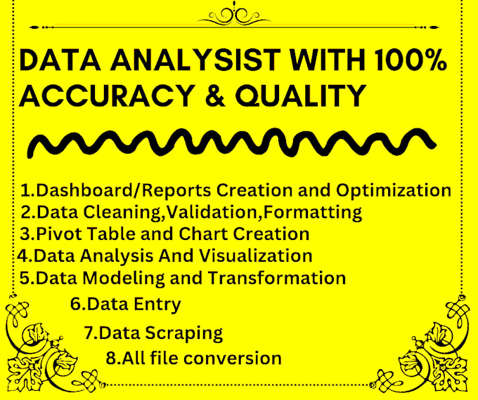 Do advanced data analysis and visualization by Rah_developer | Fiverr