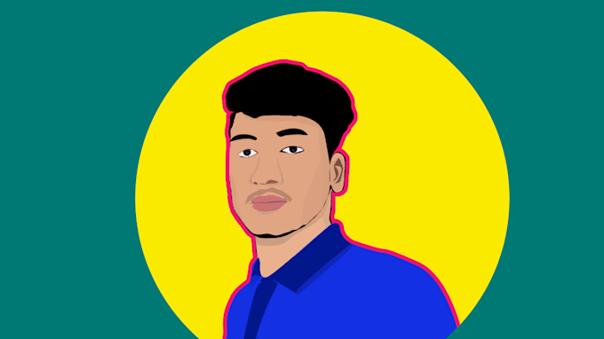 Draw simple cartoon avatar for you by Masbdbangla | Fiverr