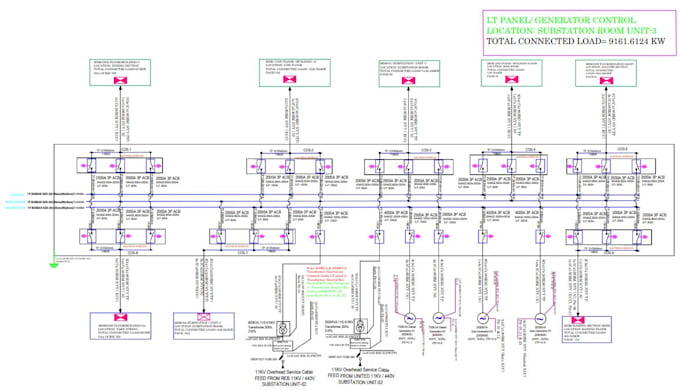Do electrical design, lighting plan, sld and schematics in autocad by ...