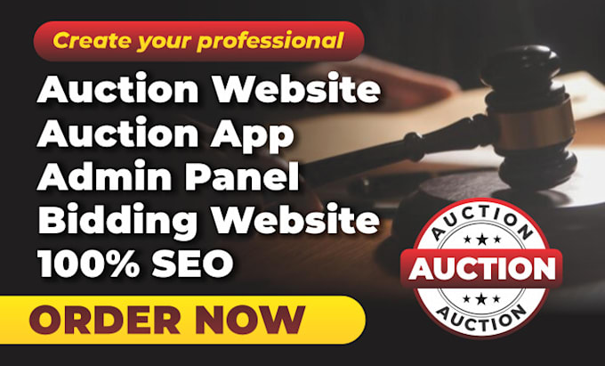 Build a bidding, auction website, multi vendor, wordpress website and app by Mzestar | Fiverr