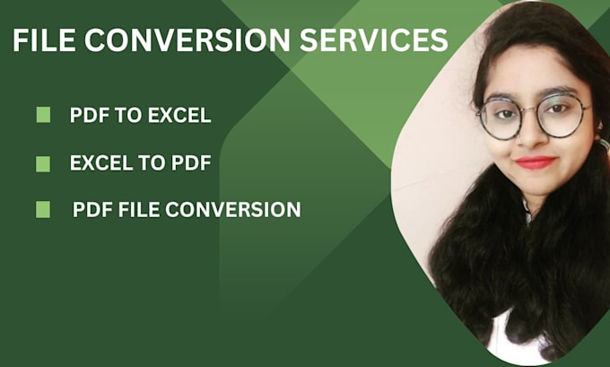 Convert pdf to excel,word to excel, convert files by Susmi28 | Fiverr