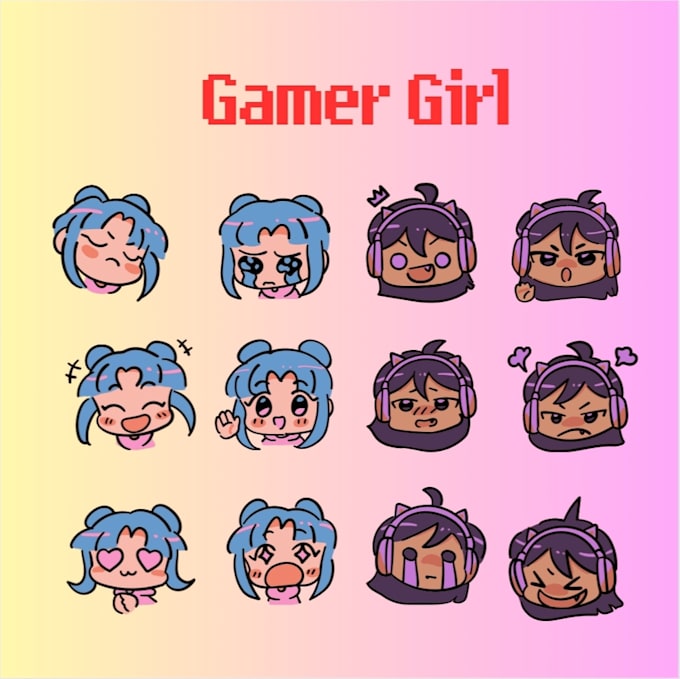 Create Custom Twitch Emotes And Sub Badges Special For You By