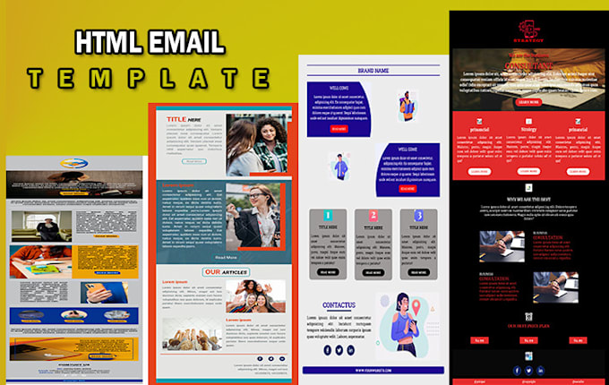 Create professional responsive html email template by Template_boss ...
