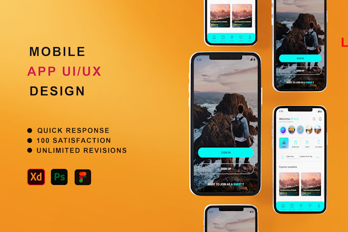 Design premium mobile app ui ux design in figma by M_tariq556 | Fiverr