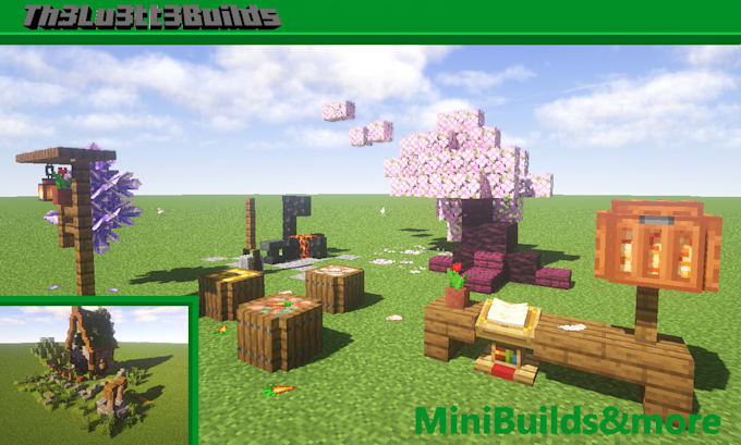 Build minibuilds or terrain for minecraft projects by Th3lu3tt2 | Fiverr