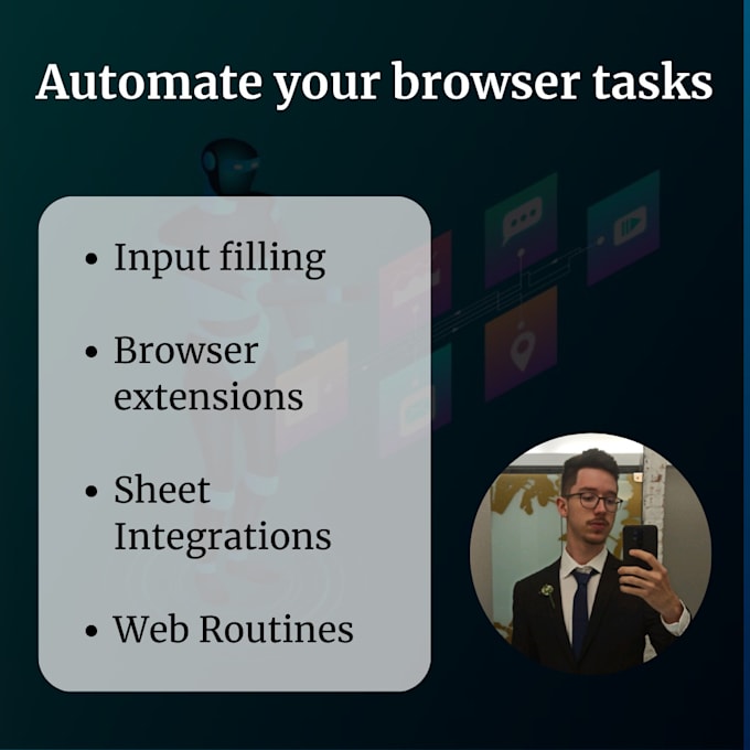 Do browser automation or browser extensions by Dyokinn | Fiverr