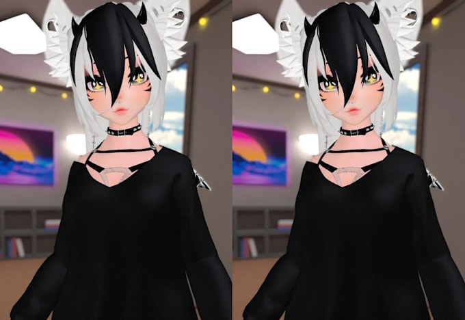 Create custom 3d vrchat avatar 3d furry vrc model 3d model character design vrm by Wonleba | Fiverr