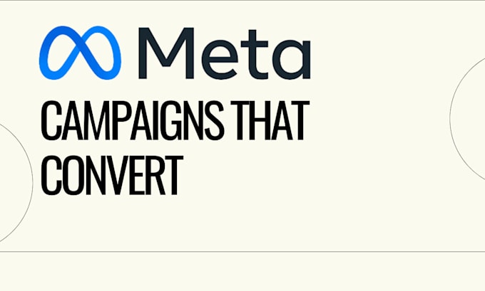 Build and optimize meta ad campaigns that convert by Anthonyamontes ...