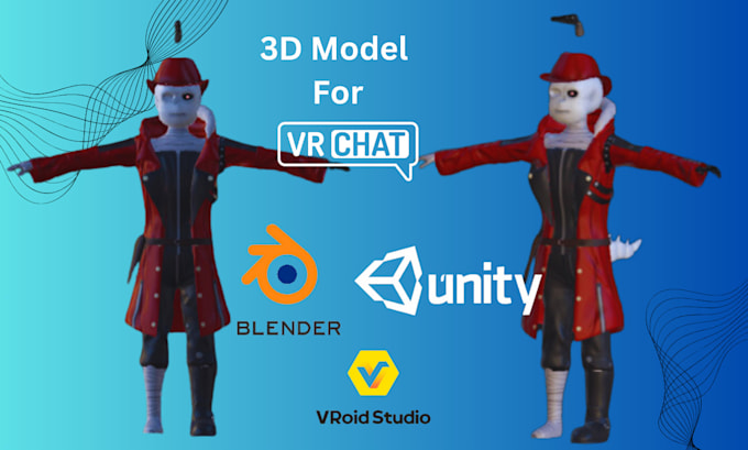 Create your desired vrchat avatars, outfits, animation, and upload for ...