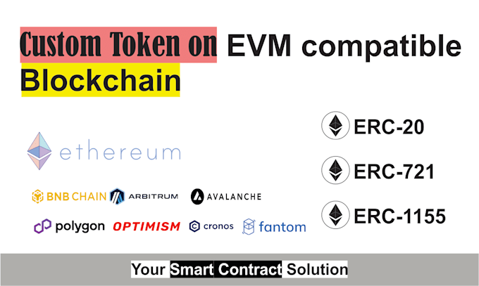 Create An Erc Token On Any Evm Based Blockchain By Smartcontract20 Fiverr